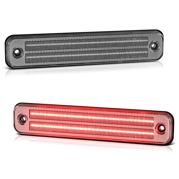 03-09 Hummer H2 Red LED Side Marker Lights - Clear Lens - LAC-SML-RR ...