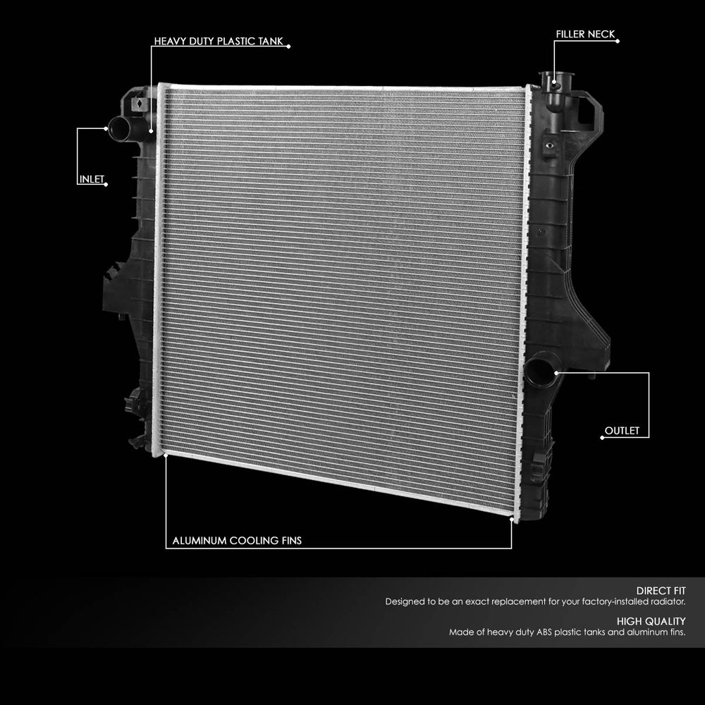 03-10 Dodge Ram Truck OE Style Full Aluminum Core Cooling Radiator DPI ...