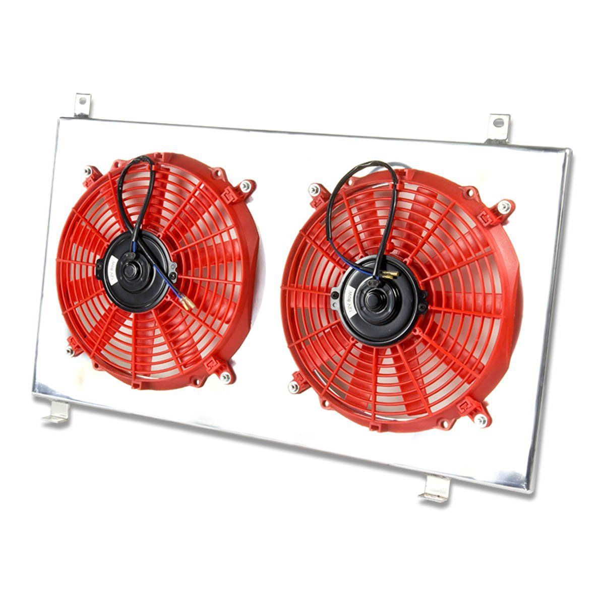 03-11 Honda Element MT Aluminum Bolt-on Cooling Radiator Fan Shroud - Red