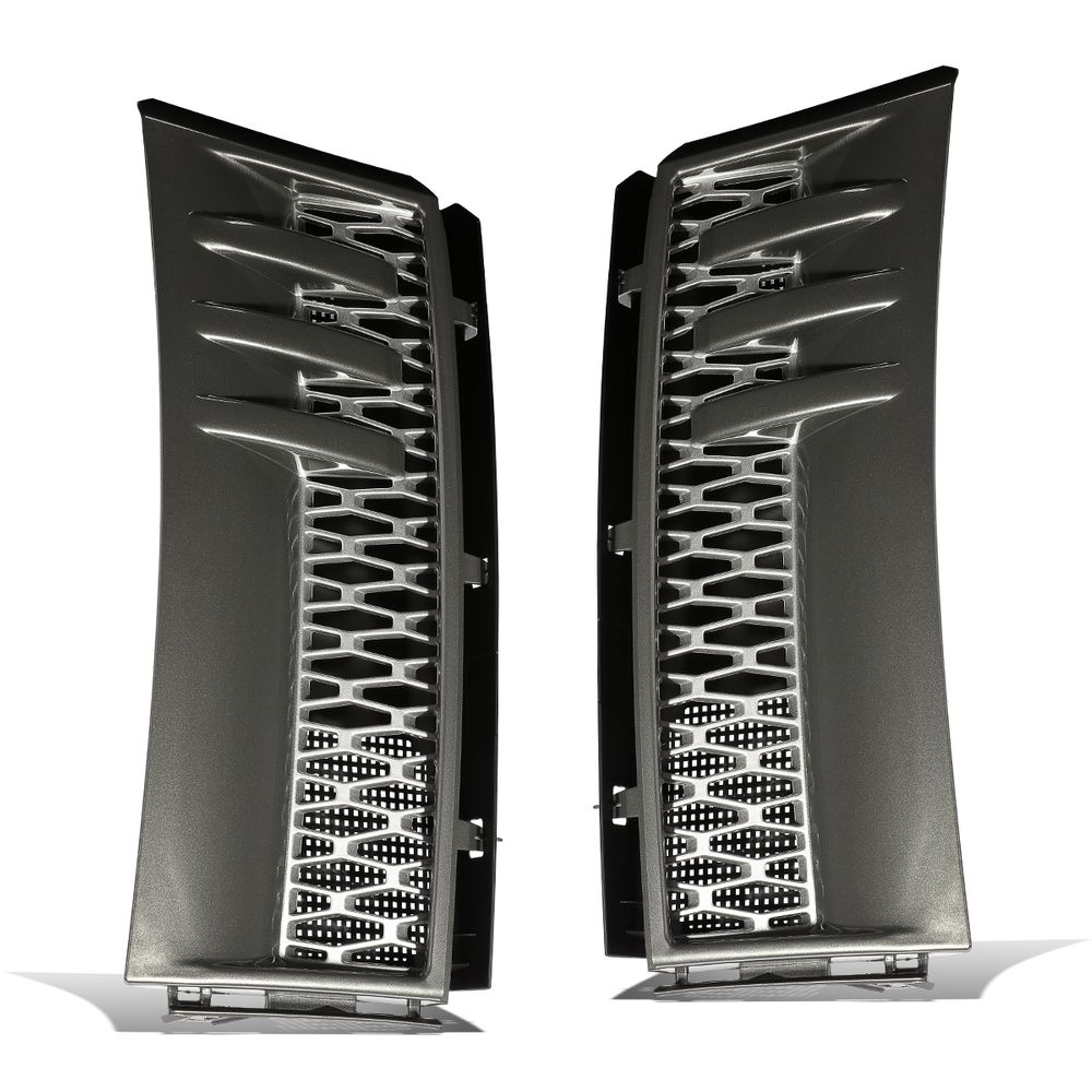 03-11 Land Range Rover Hse Honeycomb Side Air Vent Sport Grille Grey/Silver