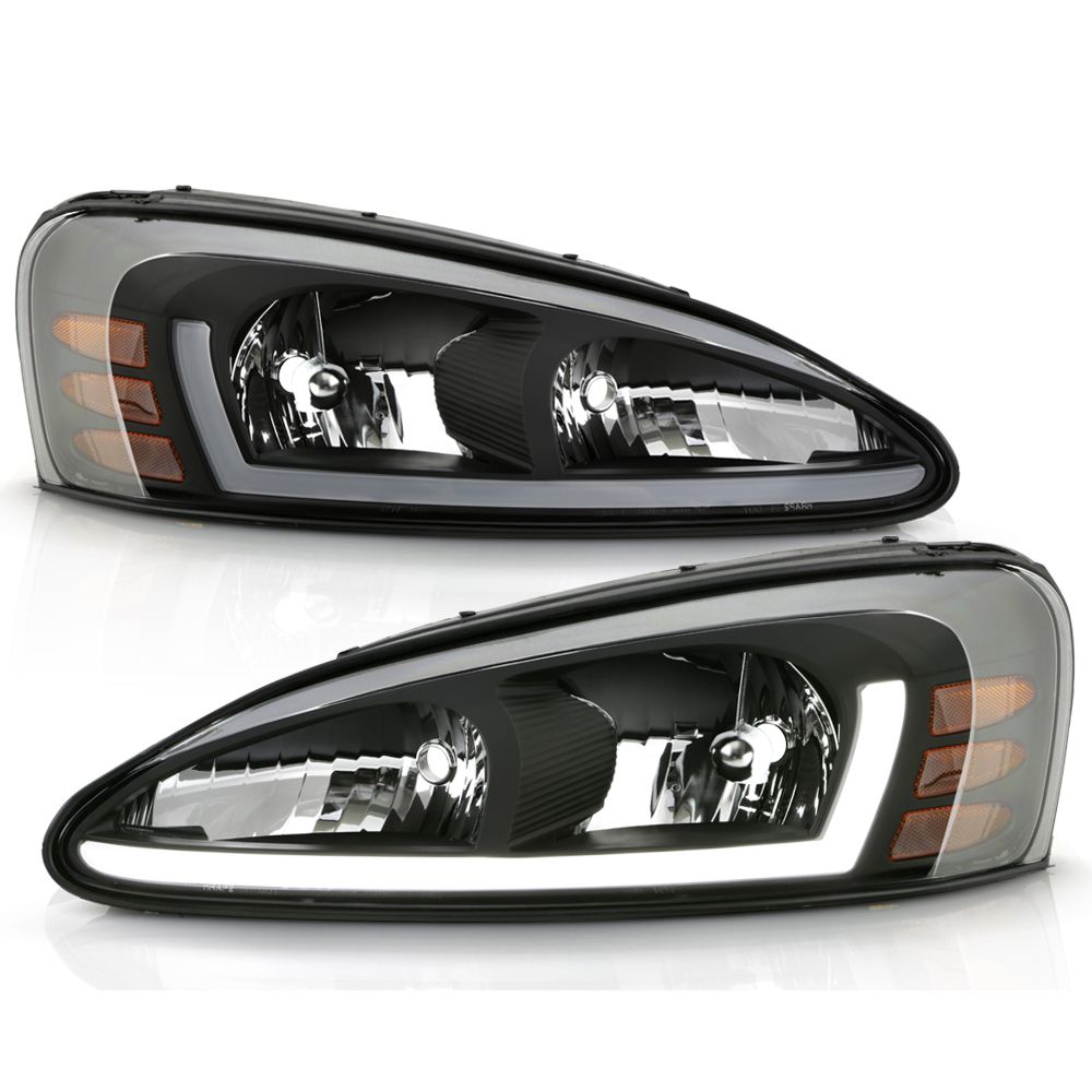 04-08 Pontiac Grand Prix Optic LED DRL Headlights - Black