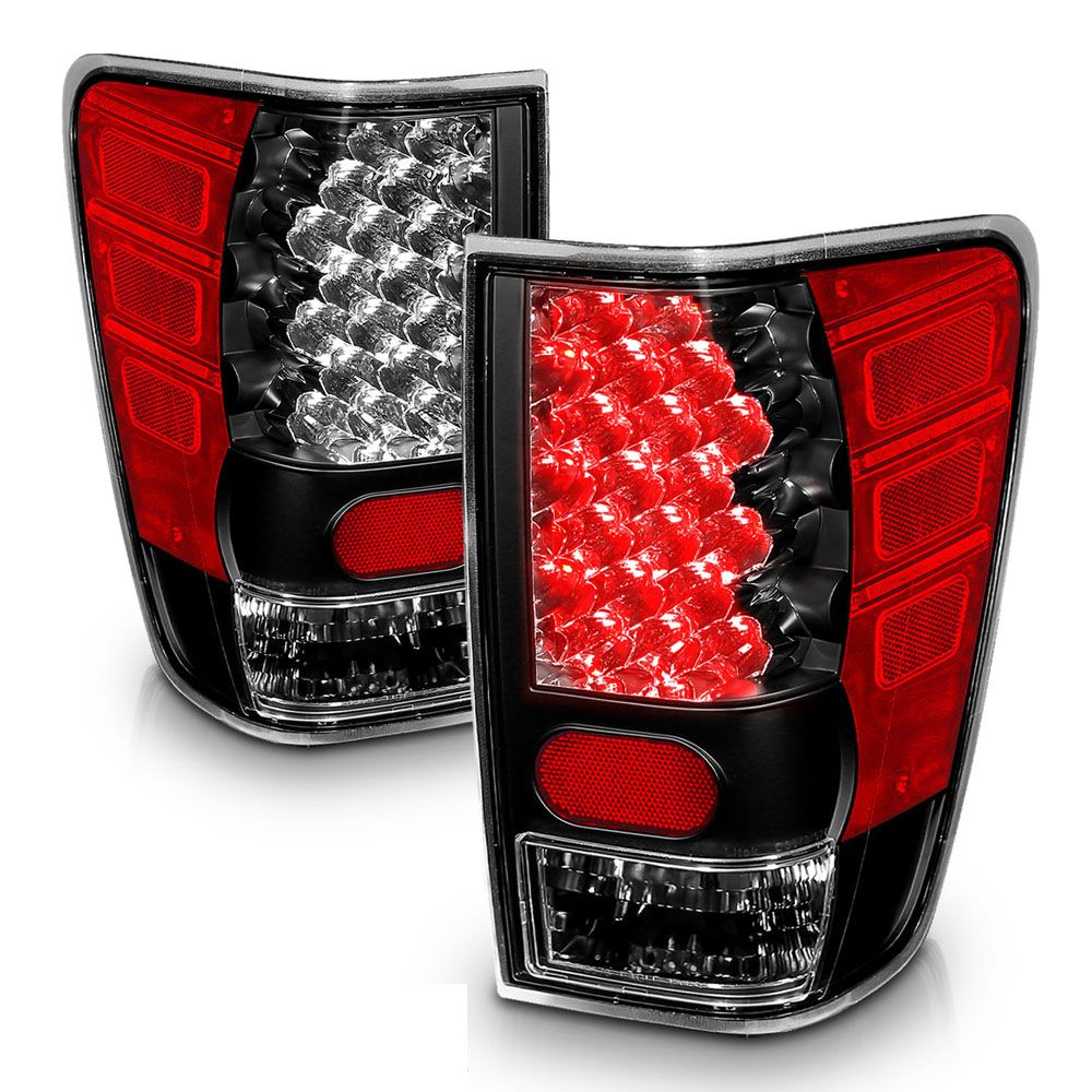 04-13 Nissan Titan SMD / LED Euro LED Tail Lights - Black