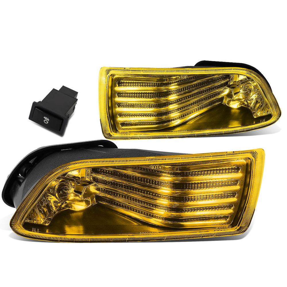 05-10 Scion Tc Jdm Yellow Lens Front Bumper Fog Lights Kit