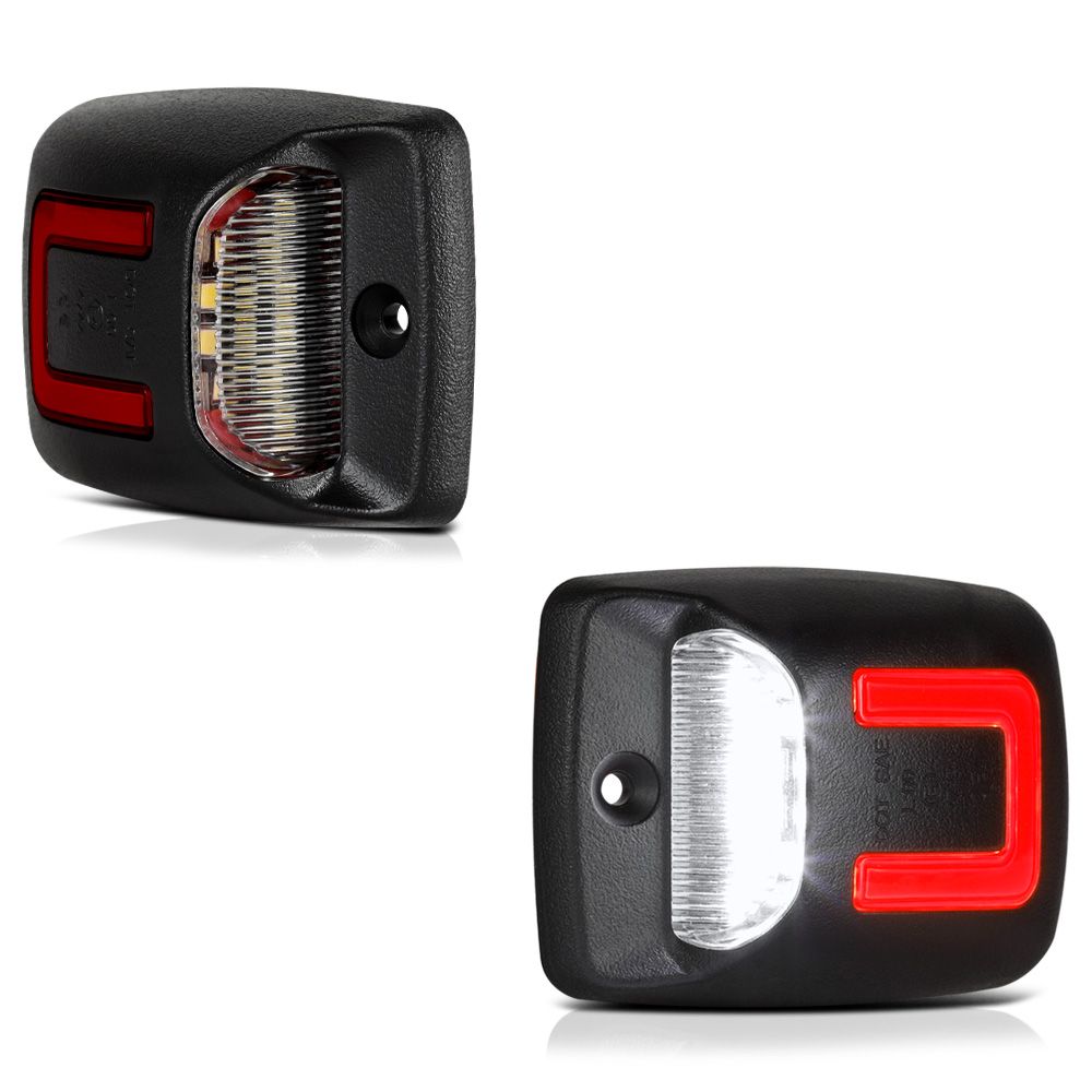 05-15 Tacoma / 00-13 Tundra White LED License Plate Light + RED C LED ...