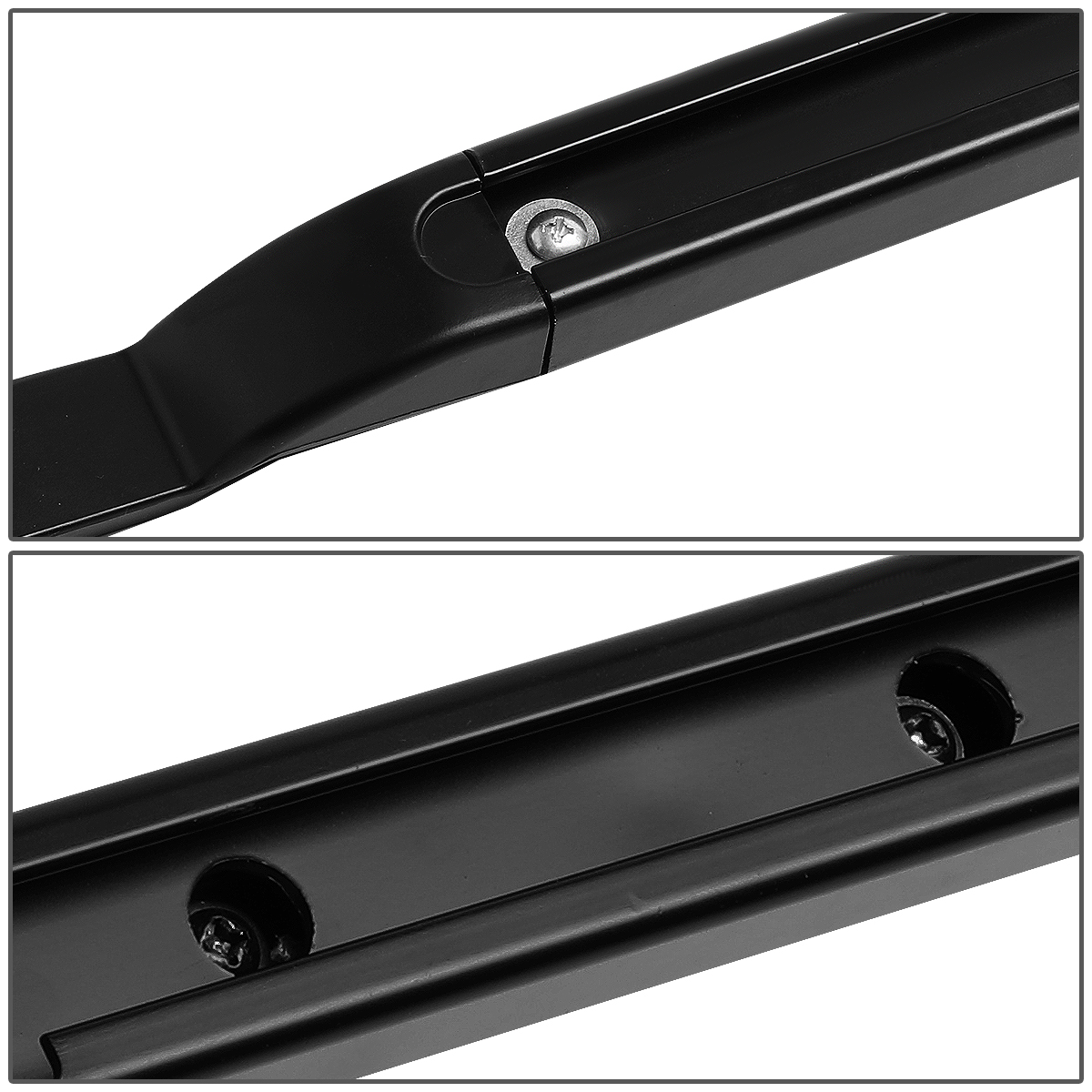 05-16 Land Rover LR3/LR4 Aluminum Roof Rack Side Rail Bar Black