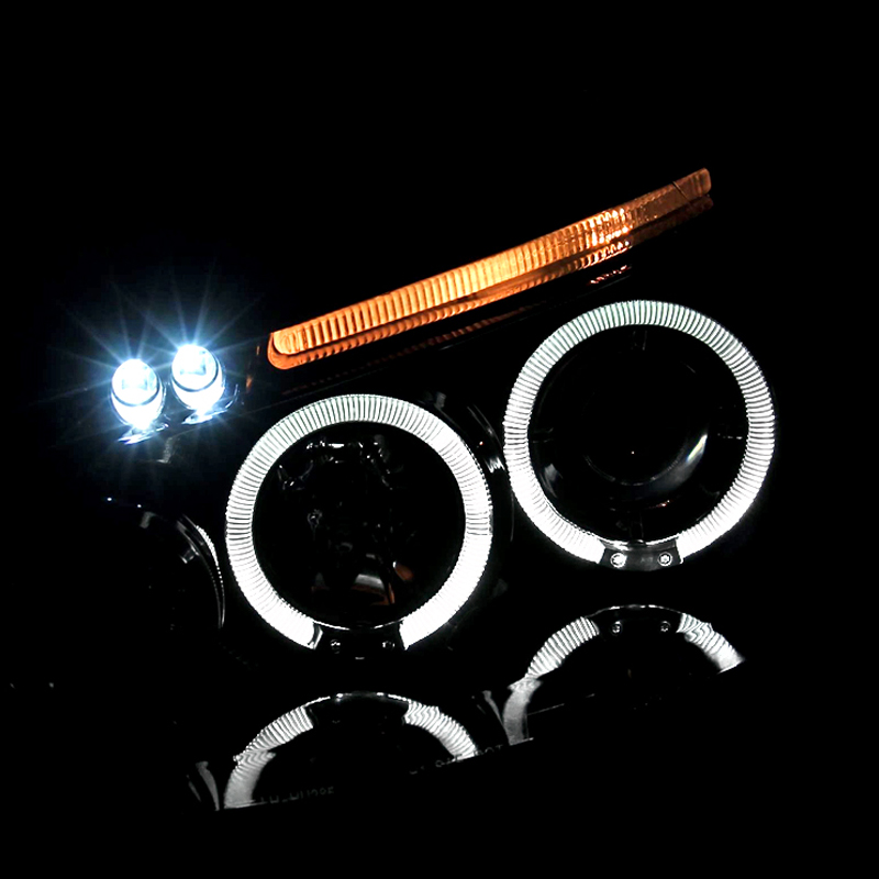 06-08 Volkswagen Golf / Rabbit / 06-10 Jetta Angel Eye Halo LED DRL ...