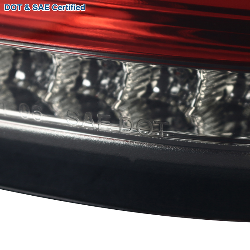 06-11 M-Benz W164 ML-Class Red Smoked Full LED Tail Lights