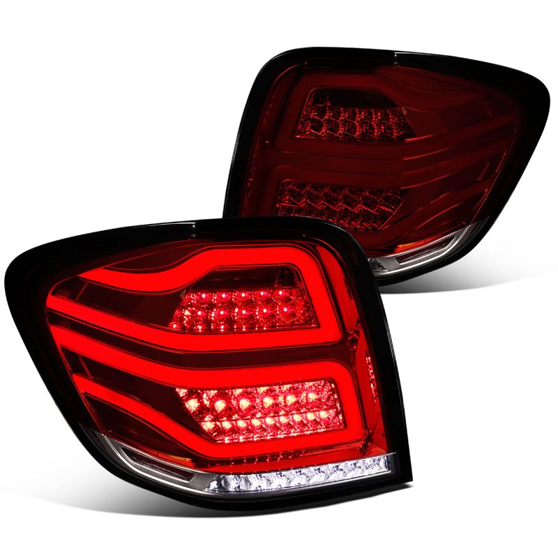 06-11 M-Benz W164 ML-Class Red Smoked Full LED Tail Lights