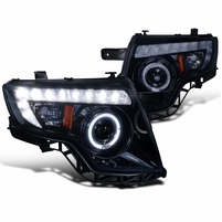 Ford Edge Factory-Replacement / Angel Eye Halo & LED DRL Projector ...