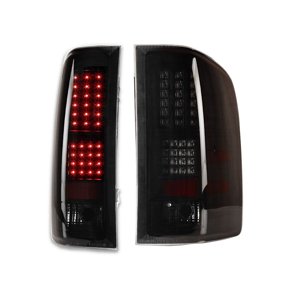 2007-2013 Chevy Silverado Performance LED Tail Lights - Black Smoked