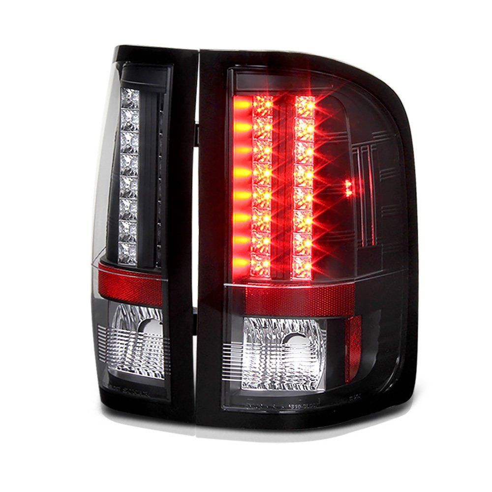 SPYDER 2007-2013 Chevy Silverado Pickup LED Tail Lights - Black ALT-YD ...