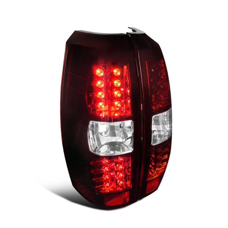 07-11 Chevy Avalanche Euro Style LED Tail Lights - Red / Clear