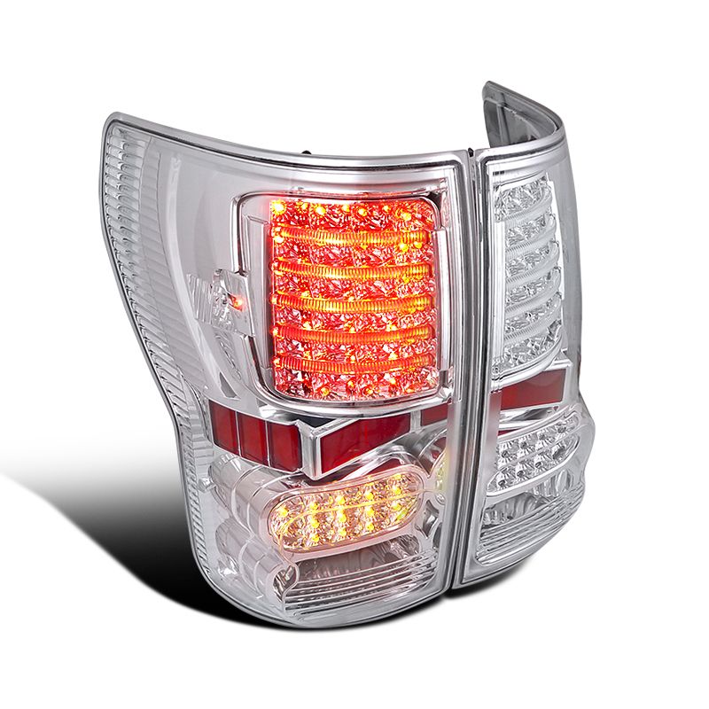 07-12 Toyota Tundra Pickup LED Tail Lights - Chrome