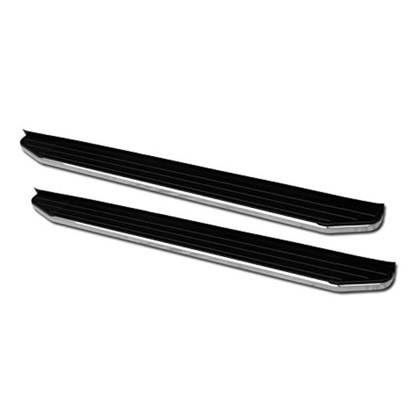07-14 Ford Edge 6" Side Step Running Board - Black / Chrome