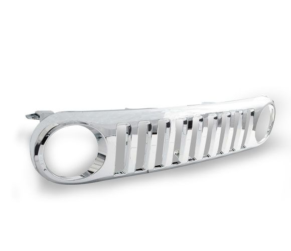 07-14 Toyota FJ Cruiser Vertical Front Bumper Sport Grill - Chrome
