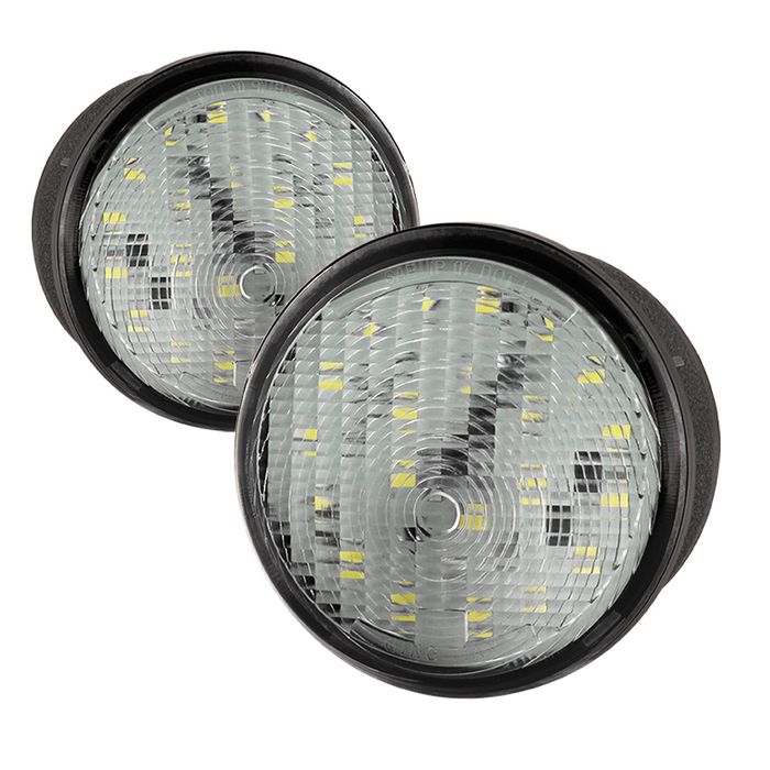 07-17 Jeep Wrangler LED Front Signal Parking Light - Clear