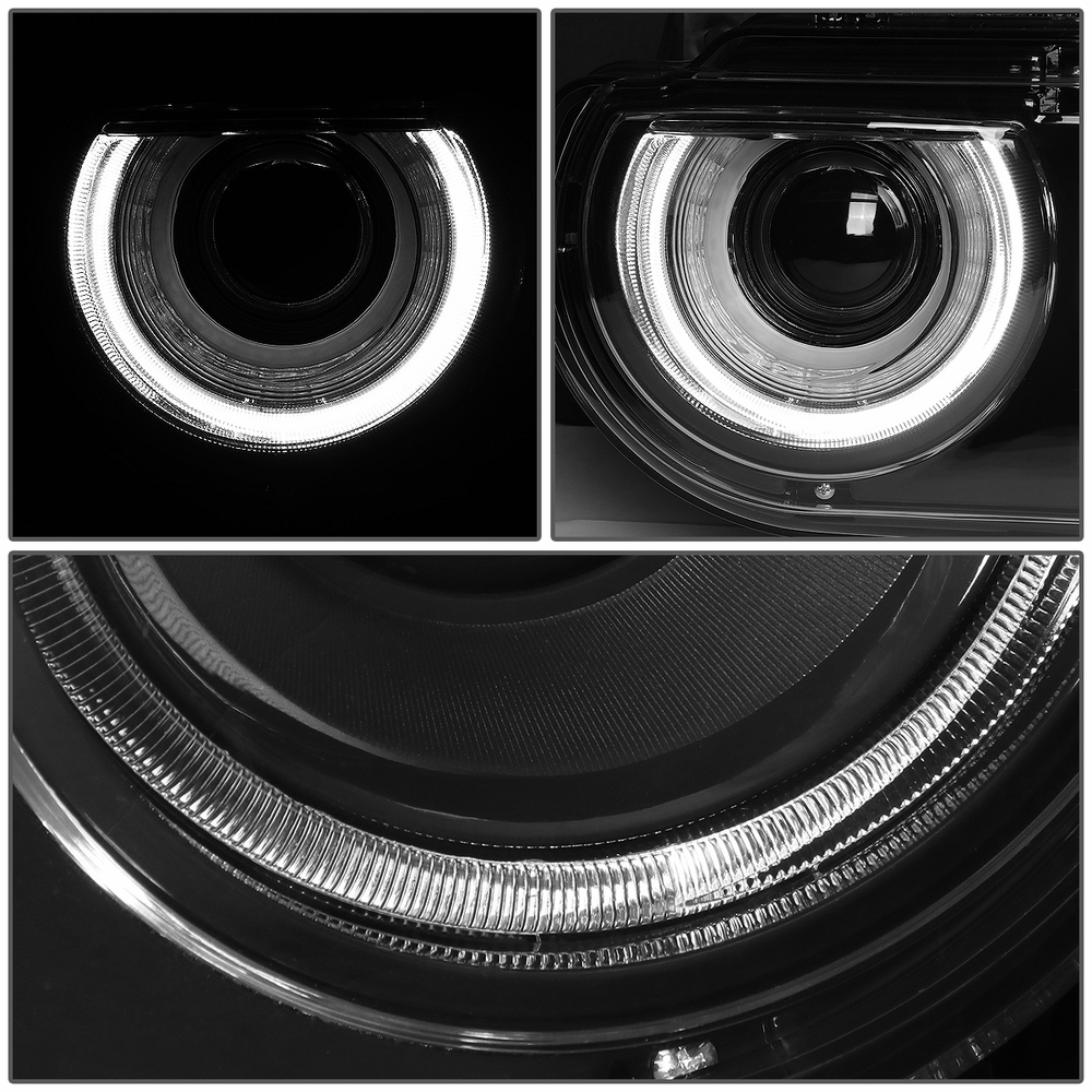 08-14 Dodge Challenger LED Sequential Signal+Ram Air Intake Headlight