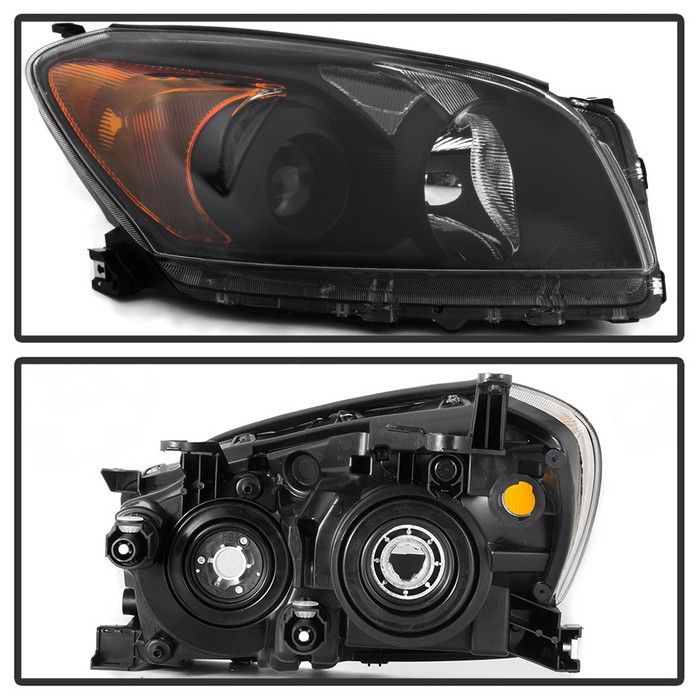 09-12 Toyota RAV4 OE-Style Projector Headlights - Black