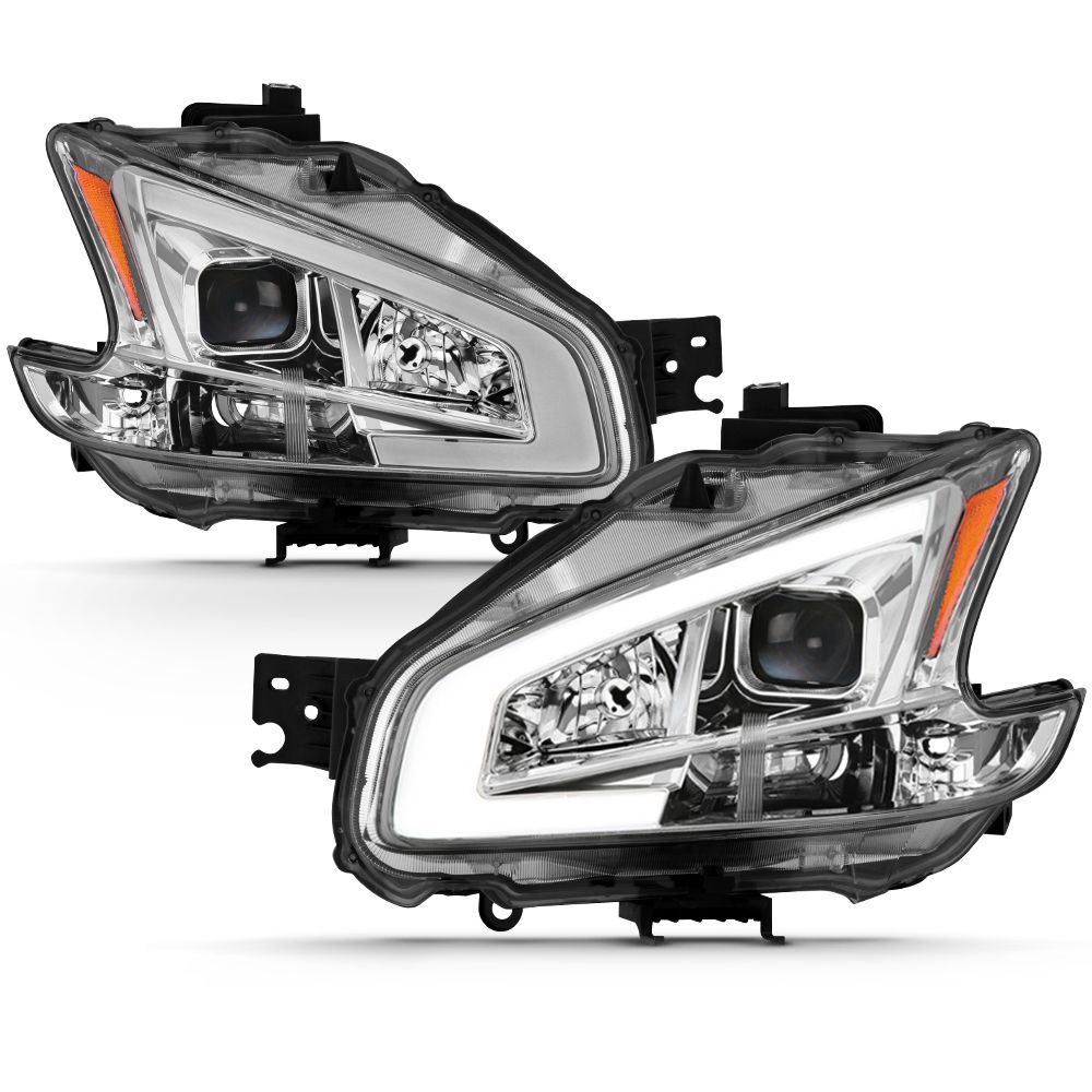 09-14 Nissan Maxima [Halogen Models] LED DRL Projector Headlights ...
