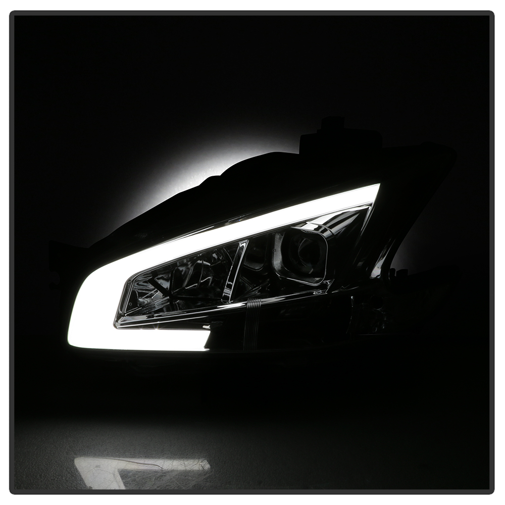 09-14 Nissan Maxima [Halogen Models] LED DRL Projector Headlights ...