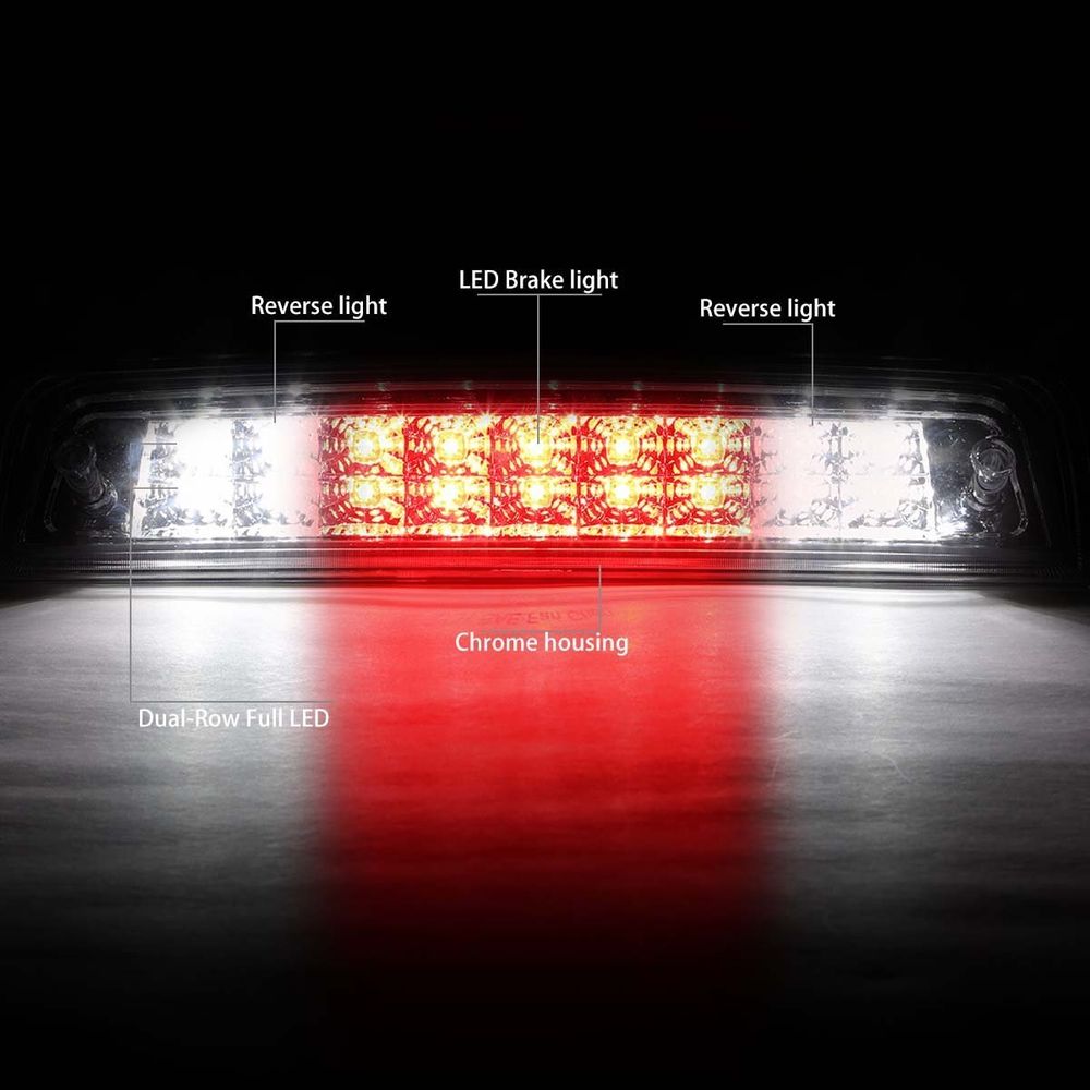 09-16 Dodge RAM 1500 2500 3500 LED 3rd Brake Light - Chrome