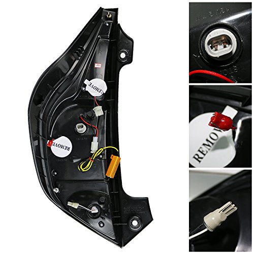 Spec-D 12-14 Toyota Prius C Full LED Rear Tail Brake Lights Chrome/ Clear