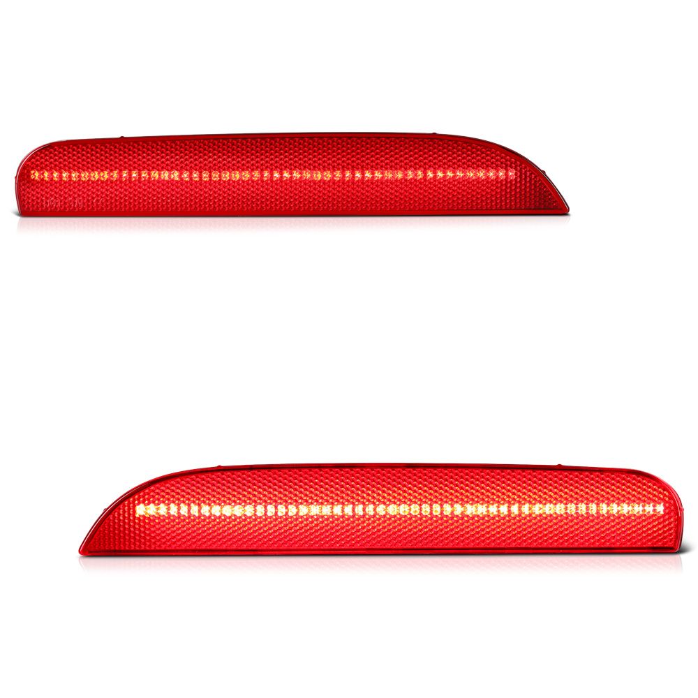 12-16 Fiat 500 Sport Red LED Rear Reflector Lights - LAC-RFT-F512-DU-RD