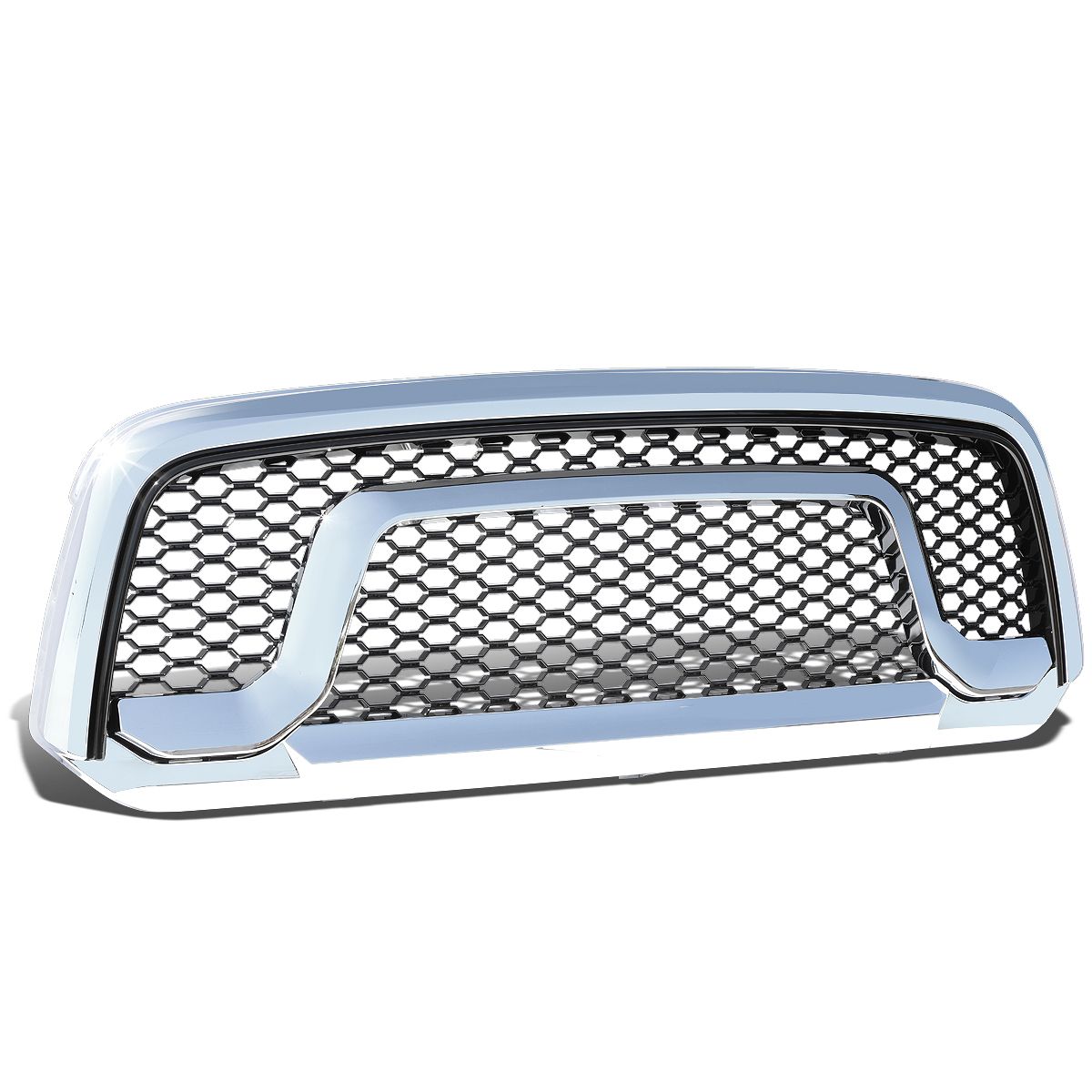13-17 Dodge RAM 1500 ABS Rebel Style Front Bumper/Hood Grille/Grill ...