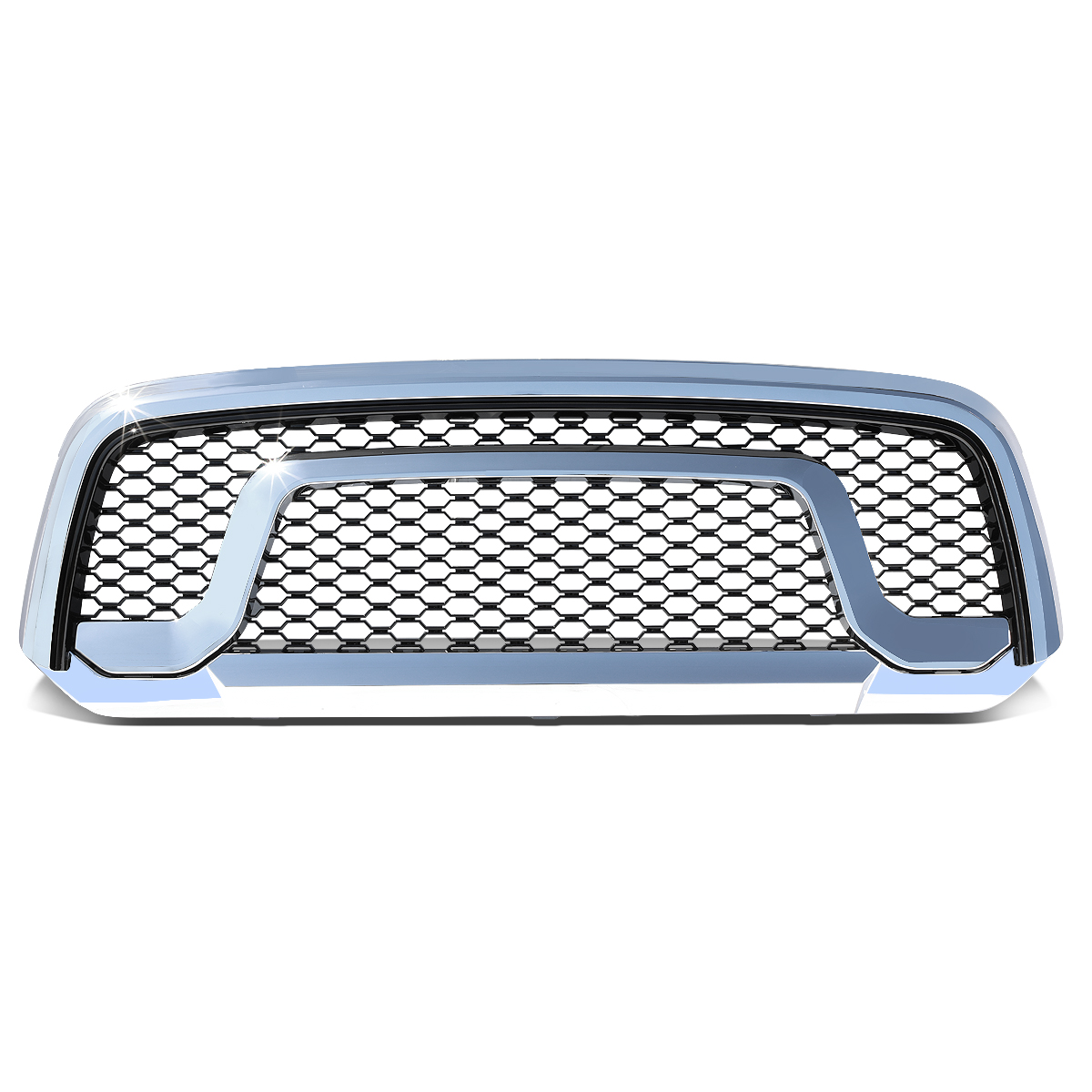 13-17 Dodge RAM 1500 ABS Rebel Style Front Bumper/Hood Grille/Grill ...