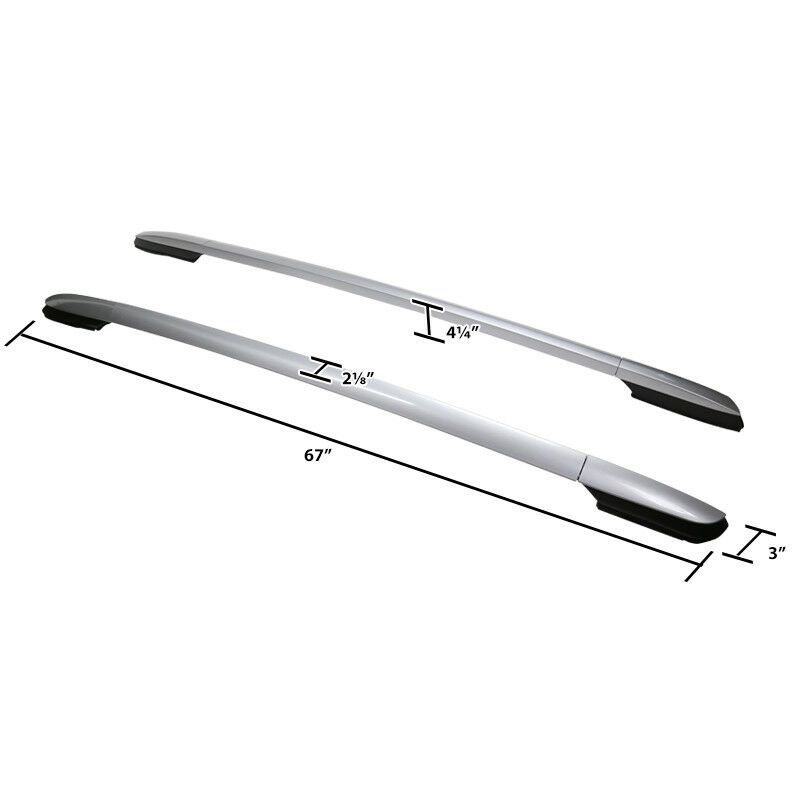 13-18 Toyota RAV4 Factory Style Replacement Aluminum Roof Rack Side Rails