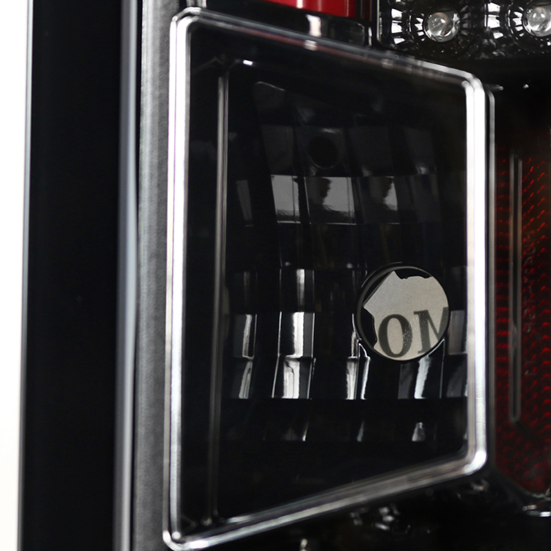 Spec-D 14-18 Chevy Silverado LED Bar Style Tail Lights - Gloss Black ...