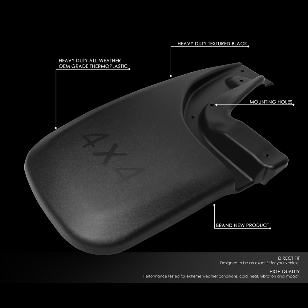 14-18 Chevy Silverado 1500/2500HD/3500HD Truck 4Pcs 4X4 Logo Mud Guard ...