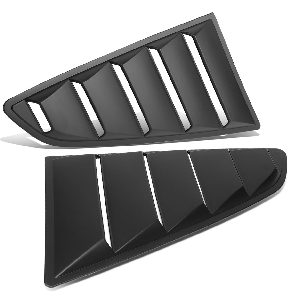 15-17 Ford Mustang Coupe Pair Vintage Style Rear Quarter Side Window ...