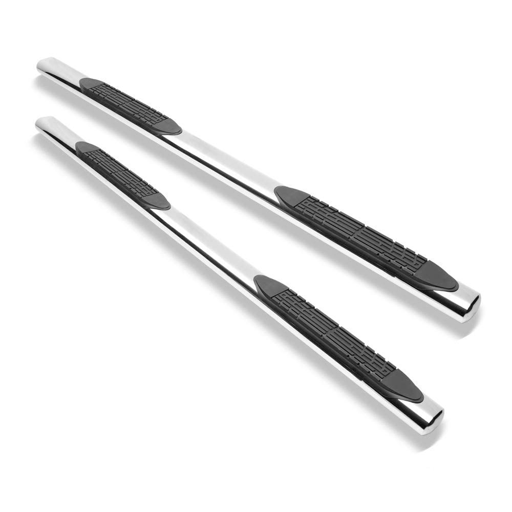15-20 Ford F150/17+ F250 Super Cab 4" Oval Side Step Nerf Bars -Chrome