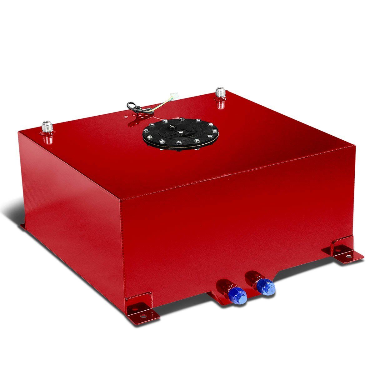 15-Gallon Aluminum Street/Drift/Strip/Racing Fuel Cell Red Gas Tank ...