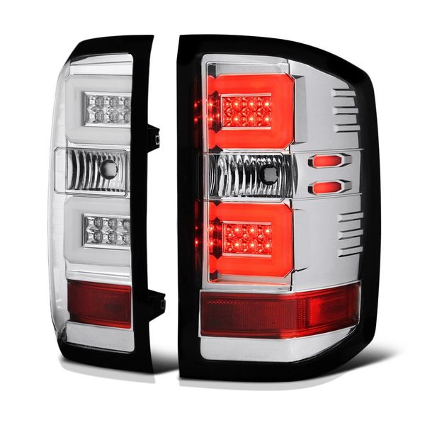 16-18 Chevy Silverado (Factory LED Tail Light Model) Light Bar LED Tail ...