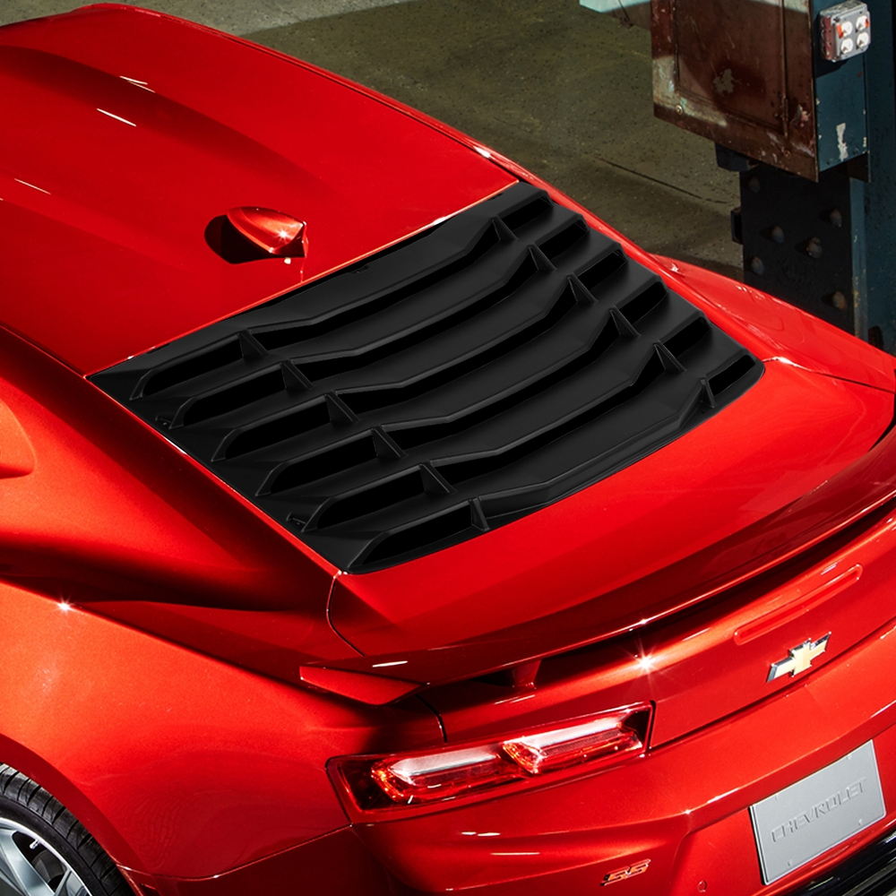 16-19 Chevy Camaro Coupe Rear Window Matte Vent Louver Style Sun Shade ...