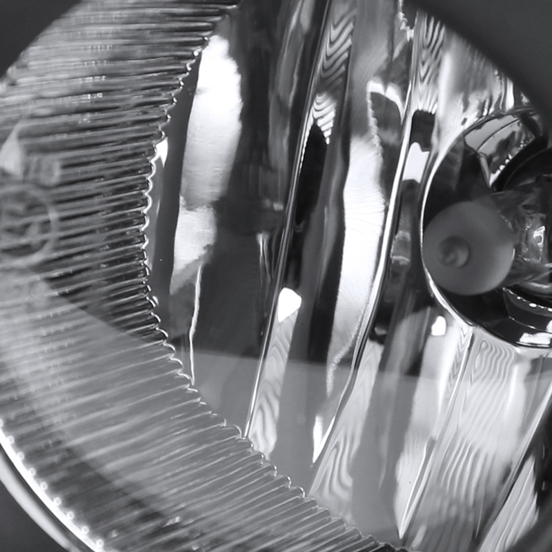 19-20 Toyota RAV4 Clear Bumper Lamps Driving Fog Lights+Switch+Black Bezel