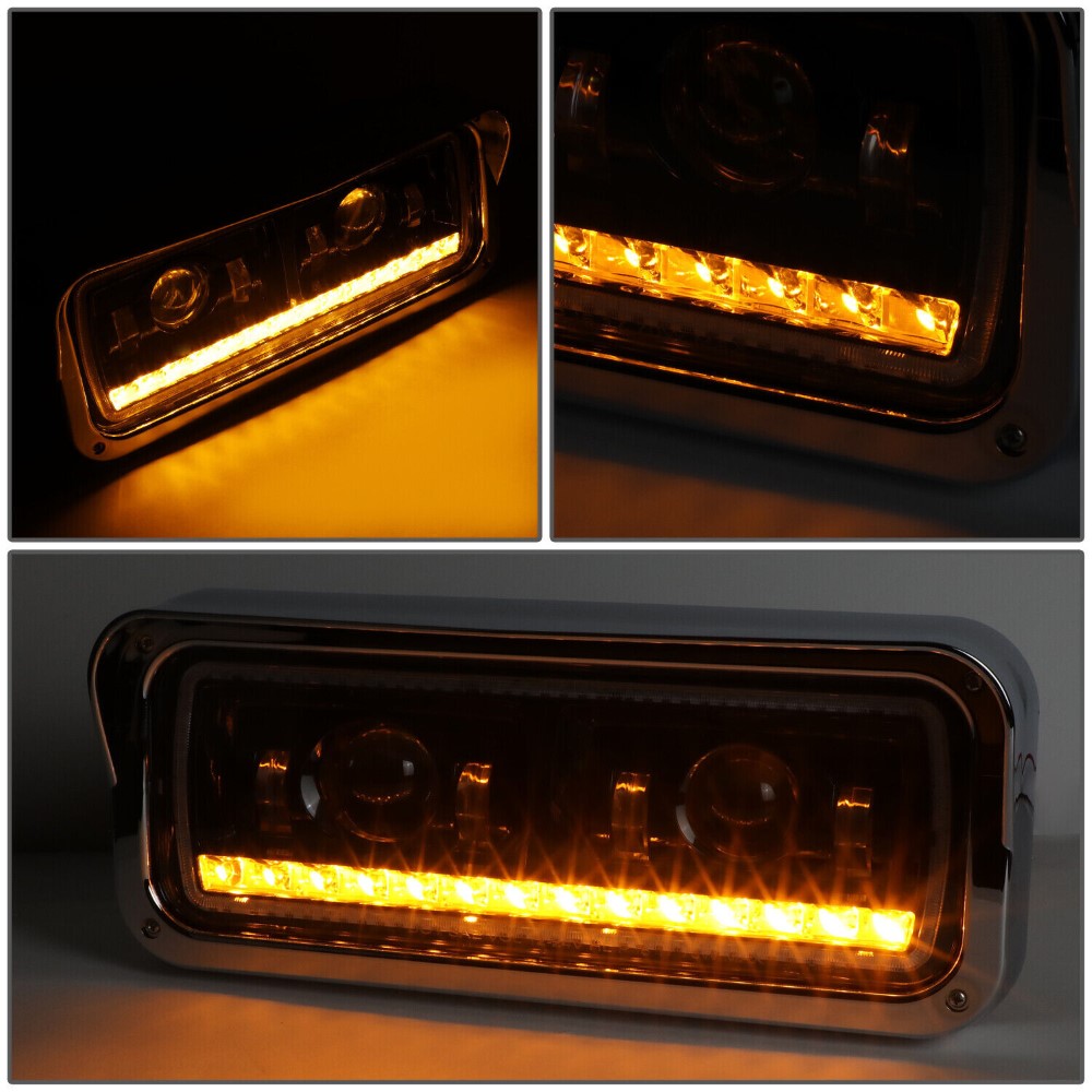 1981-2019 Kenworth W900 Western Star 4800 Full LED Headlights w/ DRL ...