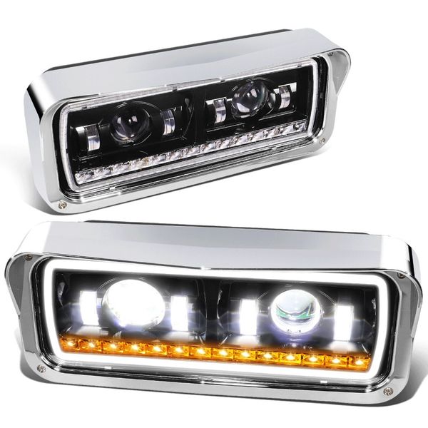 1981-2019 Kenworth W900 Western Star 4800 Full LED Headlights w/ DRL ...