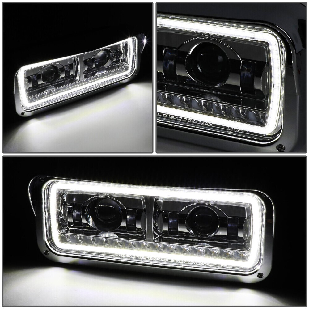 1981-2019 Kenworth W900 Western Star 4800 Full LED Headlights w/ DRL ...