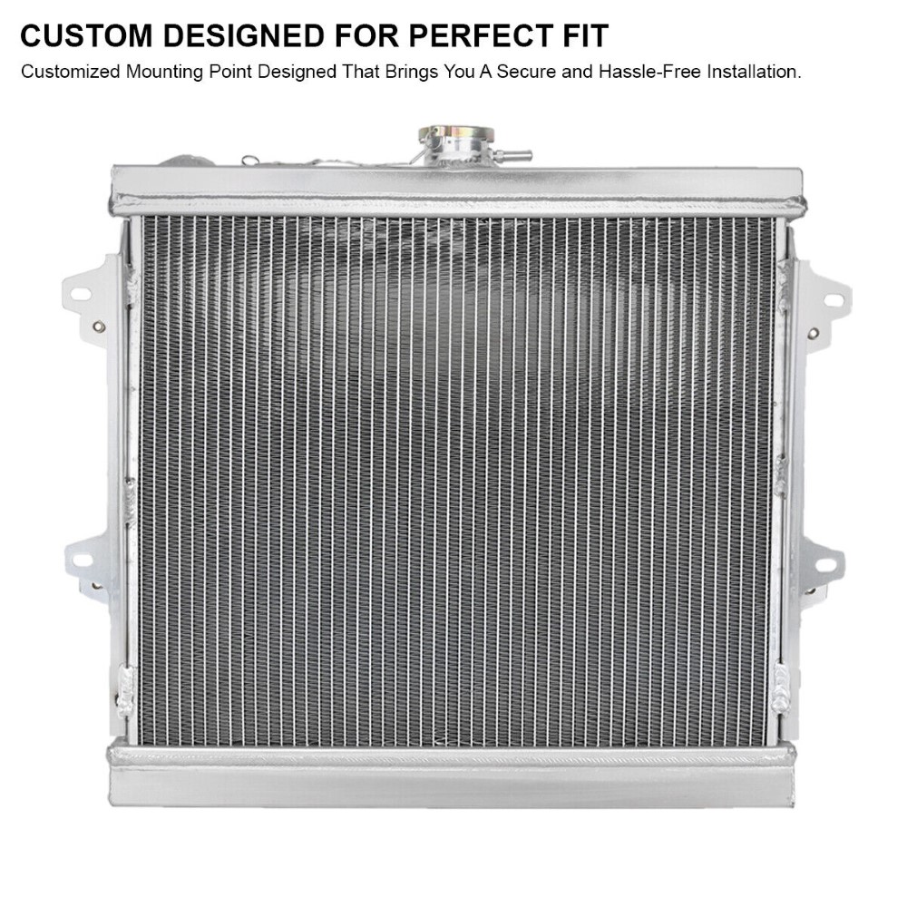 Spec-D 1984-1995 Toyota 4Runner 2.4L L4 Full Aluminum 3 Row Radiator ...