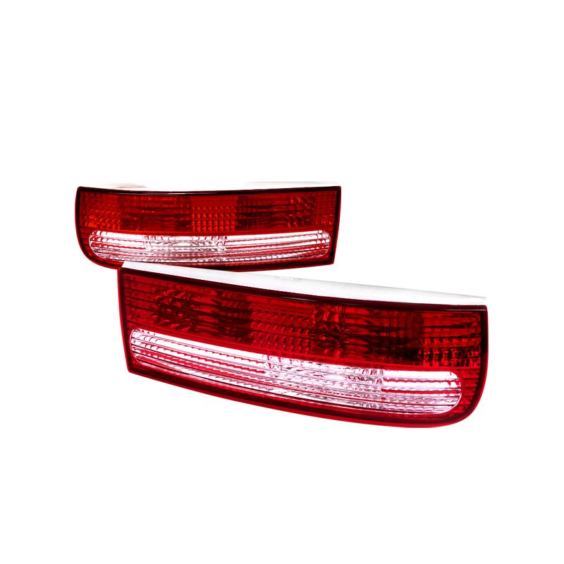1990-1996 Nissan 300ZX Z32 Red & Clear Lens Tail Lights