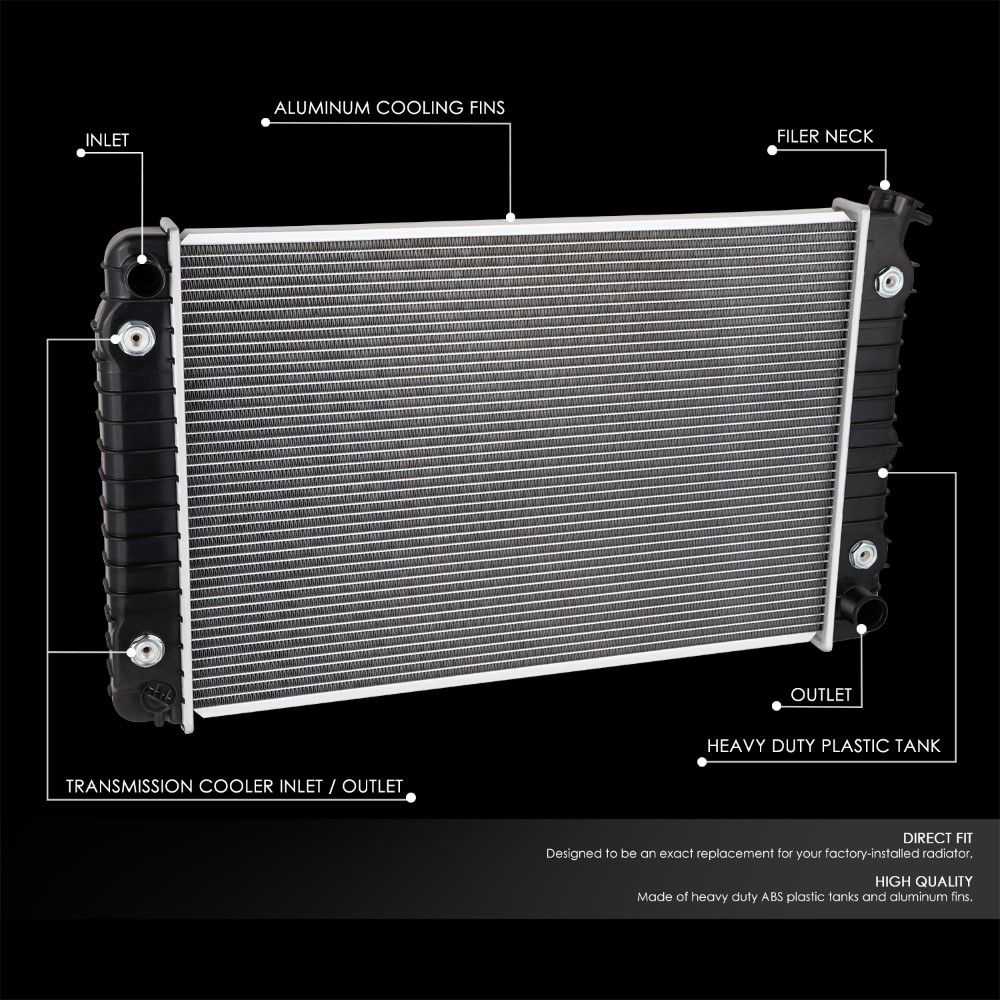 1992-1995 Chevy Lumina APV Silhouette OE Style Aluminum Core Cooling ...
