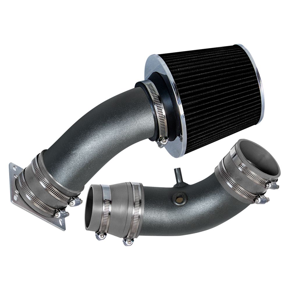 1995-1997 Ford Ranger Short Ram Intake Black Pipe With Grey Kit