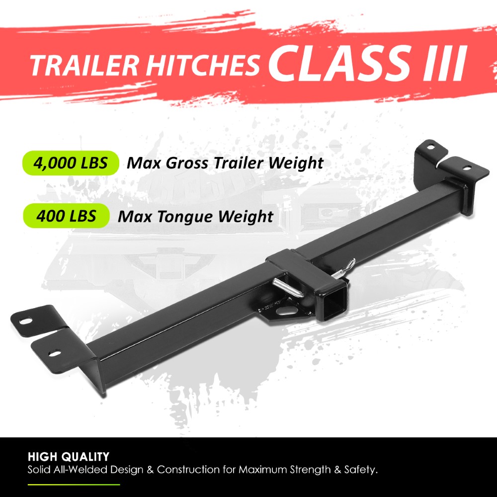1997-2006 Jeep Wrangler TJ Class-3 Trailer Rear Bumper Tow Hitch ...