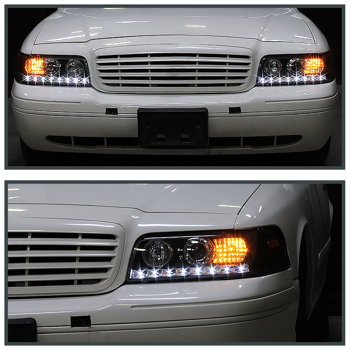 1998-2011 Ford Crown Victoria / Police Interceptor LED Projector ...