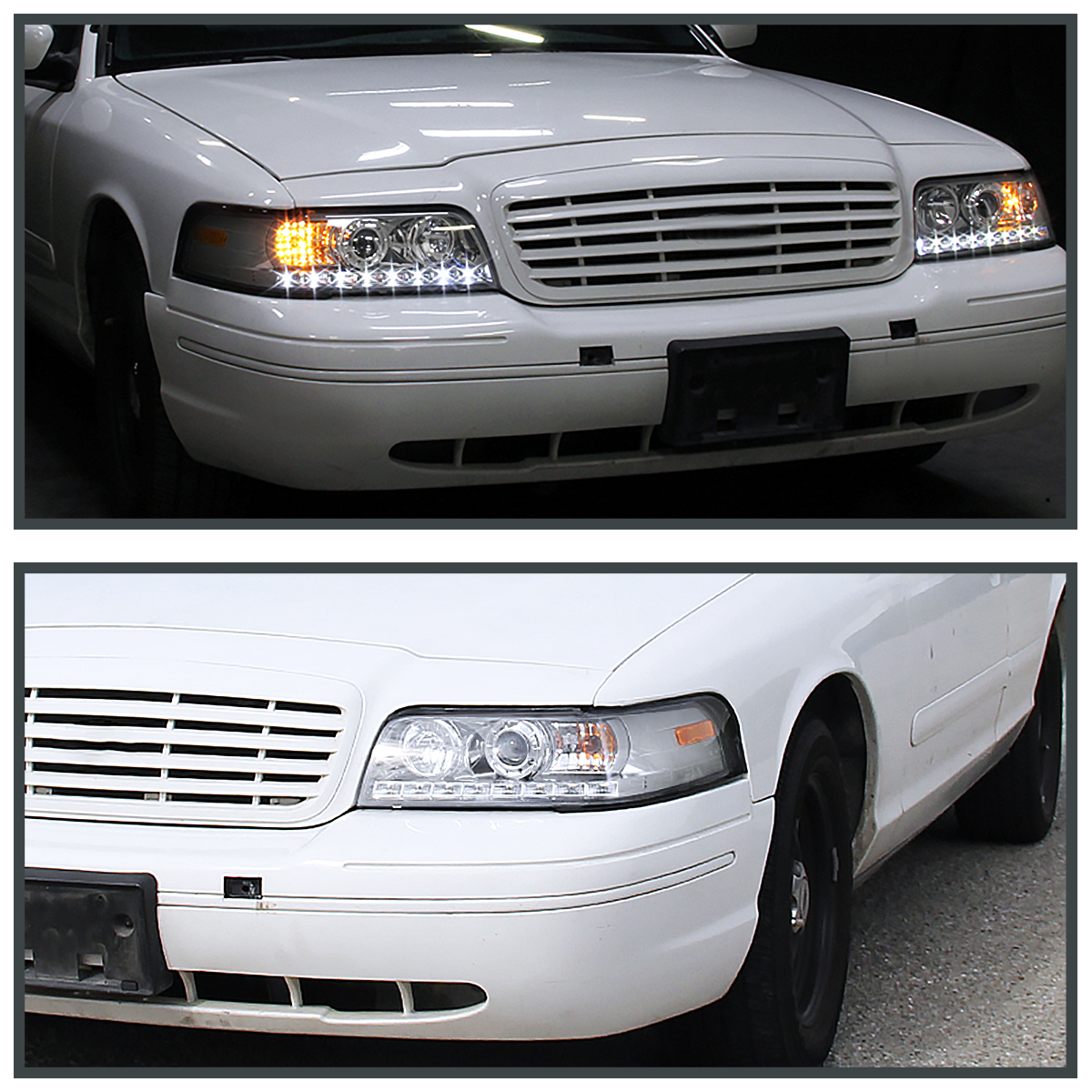 1998-2011 Ford Crown Victoria / Police Interceptor LED Projector ...