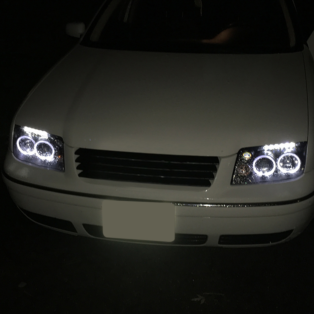 1999-2005 Volkswagen Jetta MK4 / MKIV Bora Angel Eye Halo LED Projector ...