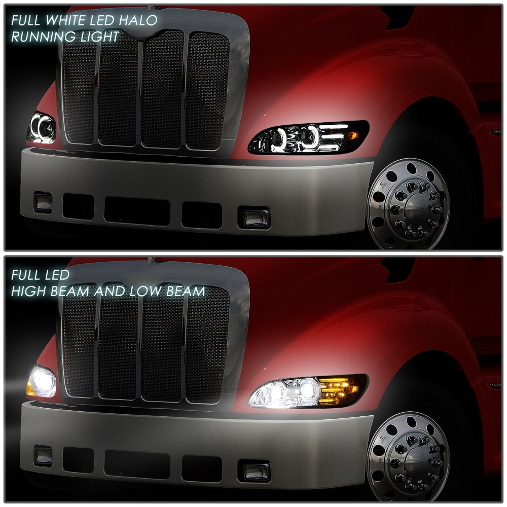 DNA - 1999-2020 Peterbilt 325- 387 Full LED Design DRL + Turn Signal ...